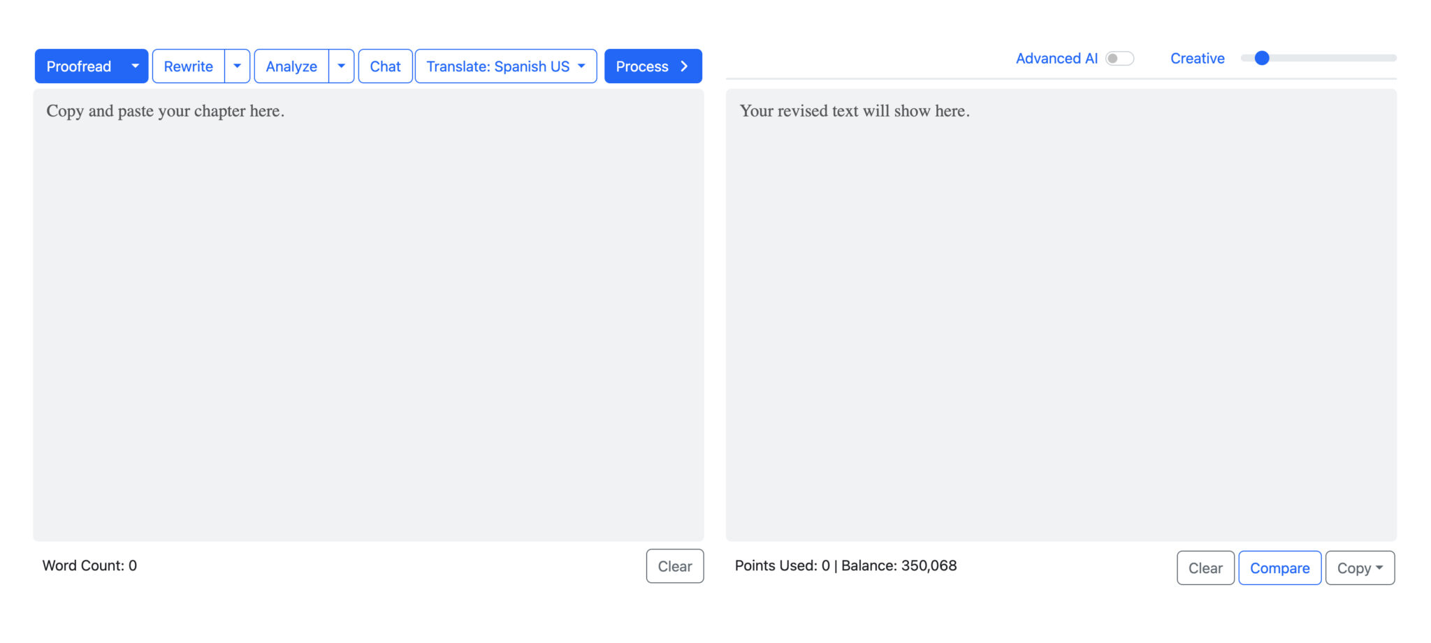 Tools Interface | PowerWord AI